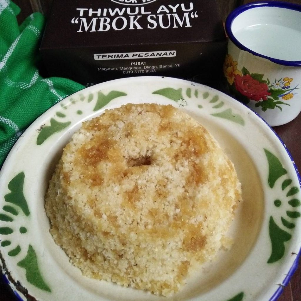 Thiwul Ayu Mbok Sum, Jajanan Legendaris Bentuk Kekinian dari Bantul