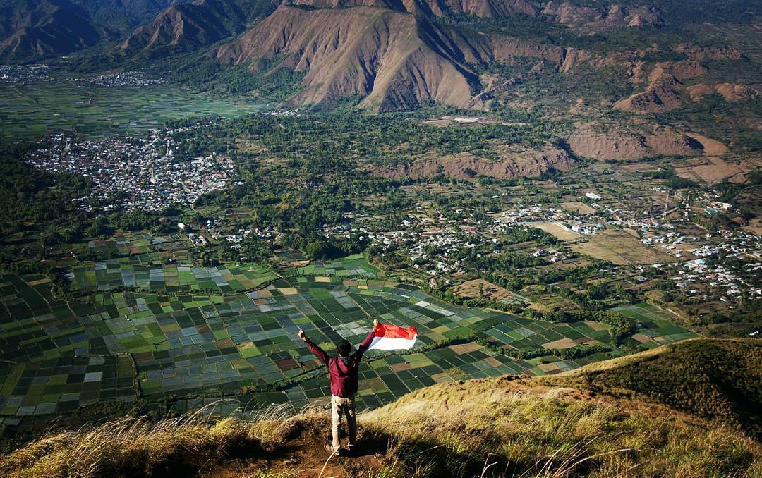 Bukit Pergasingan, Cumbui Awan di Langit Lombok