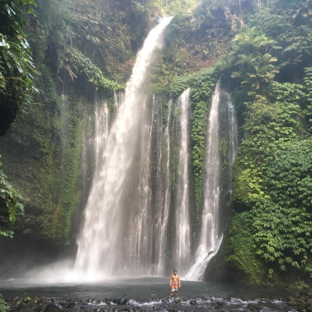 Air Terjun di Lombok Utara, Pesona Kampung Halaman Lalu Muhammad Zohri