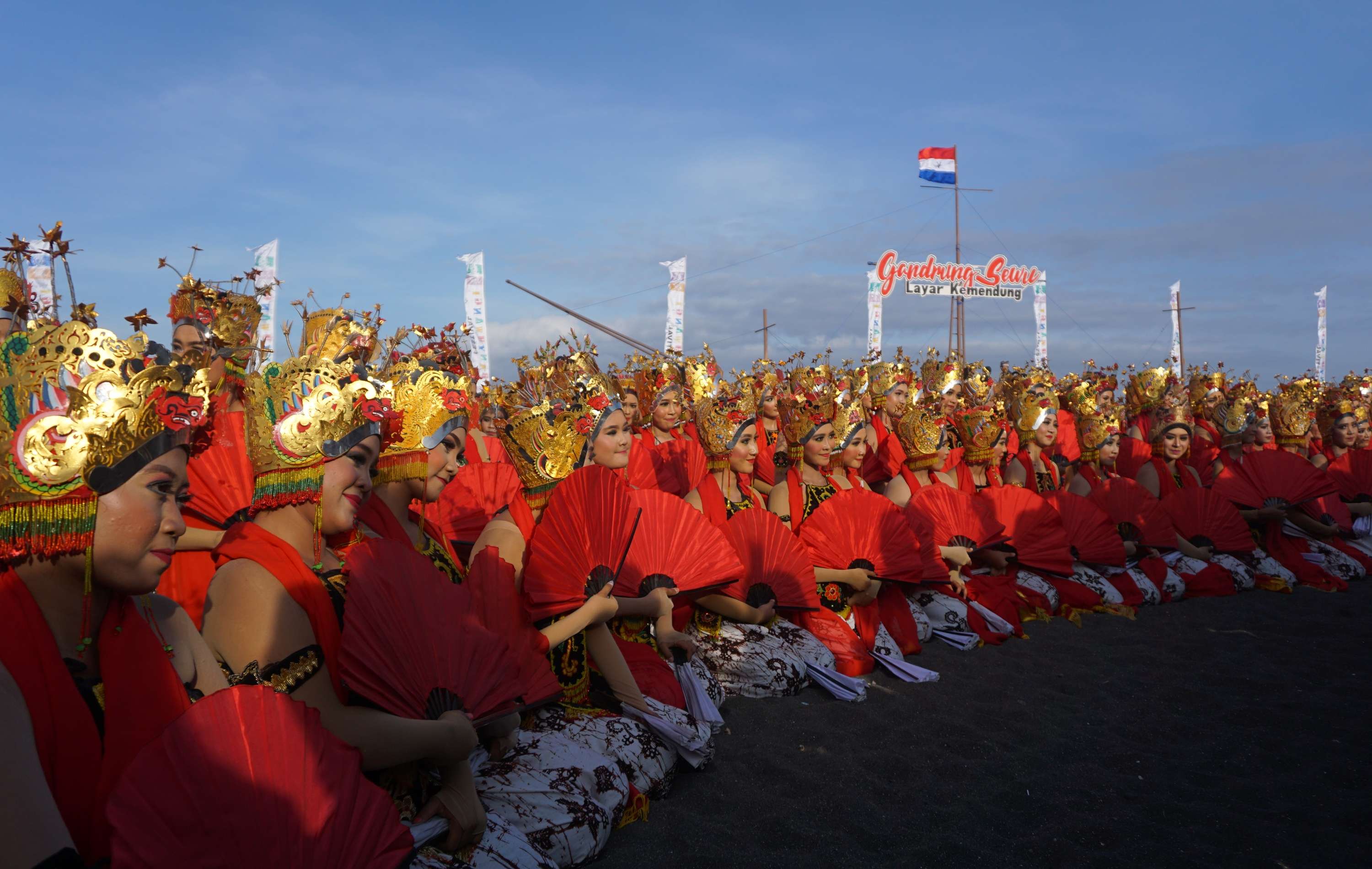 Festival Gandrung Sewu 2018, Spektakuler dengan 1173 Penari di ...