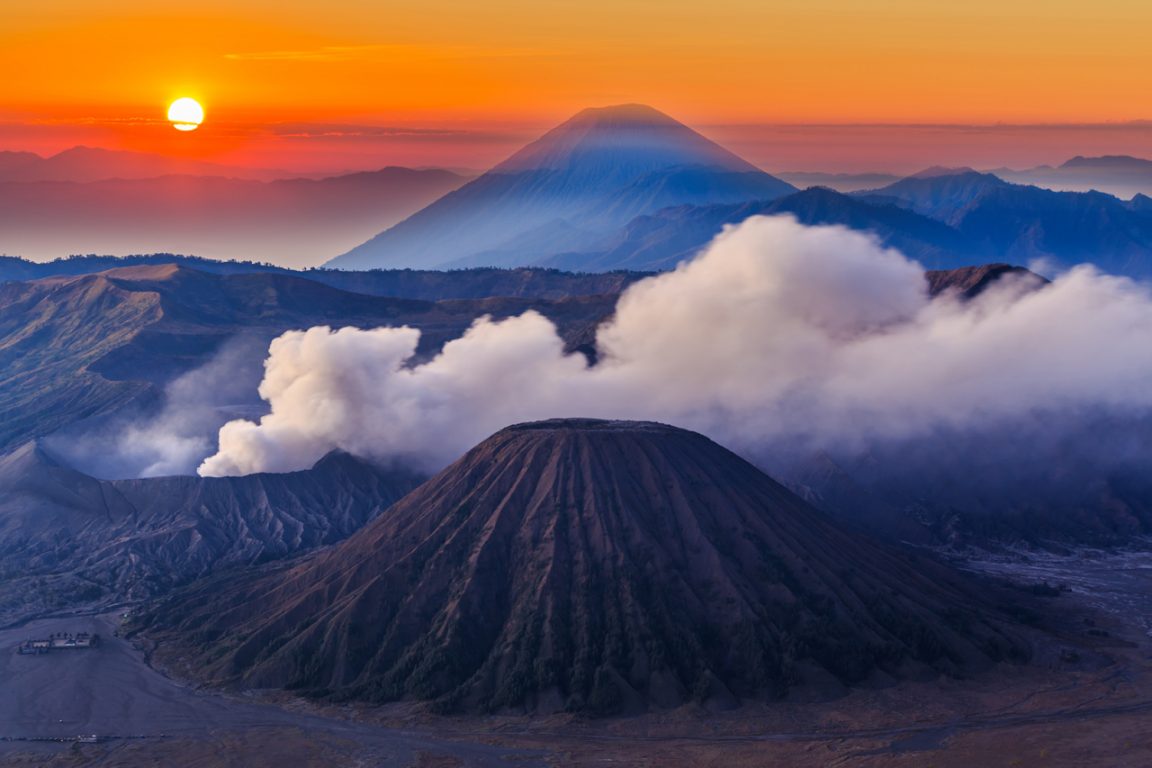 Bromo, from the Whispering Sands to the Fuming Crater