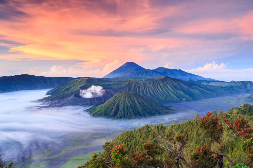 Bromo, from the Whispering Sands to the Fuming Crater