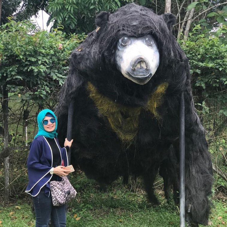 Melihat dari Dekat si Winnie the Pooh Indonesia di Penangkaran Beruang ...
