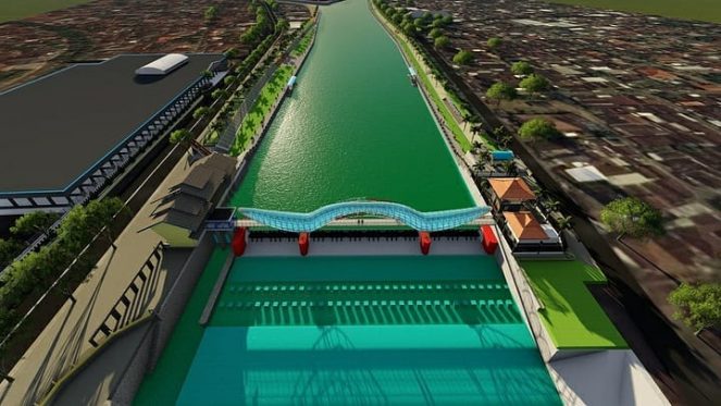 Bendung Karet Tirtonadi Solo, Si Penahan Banjir yang Ditata Cantik