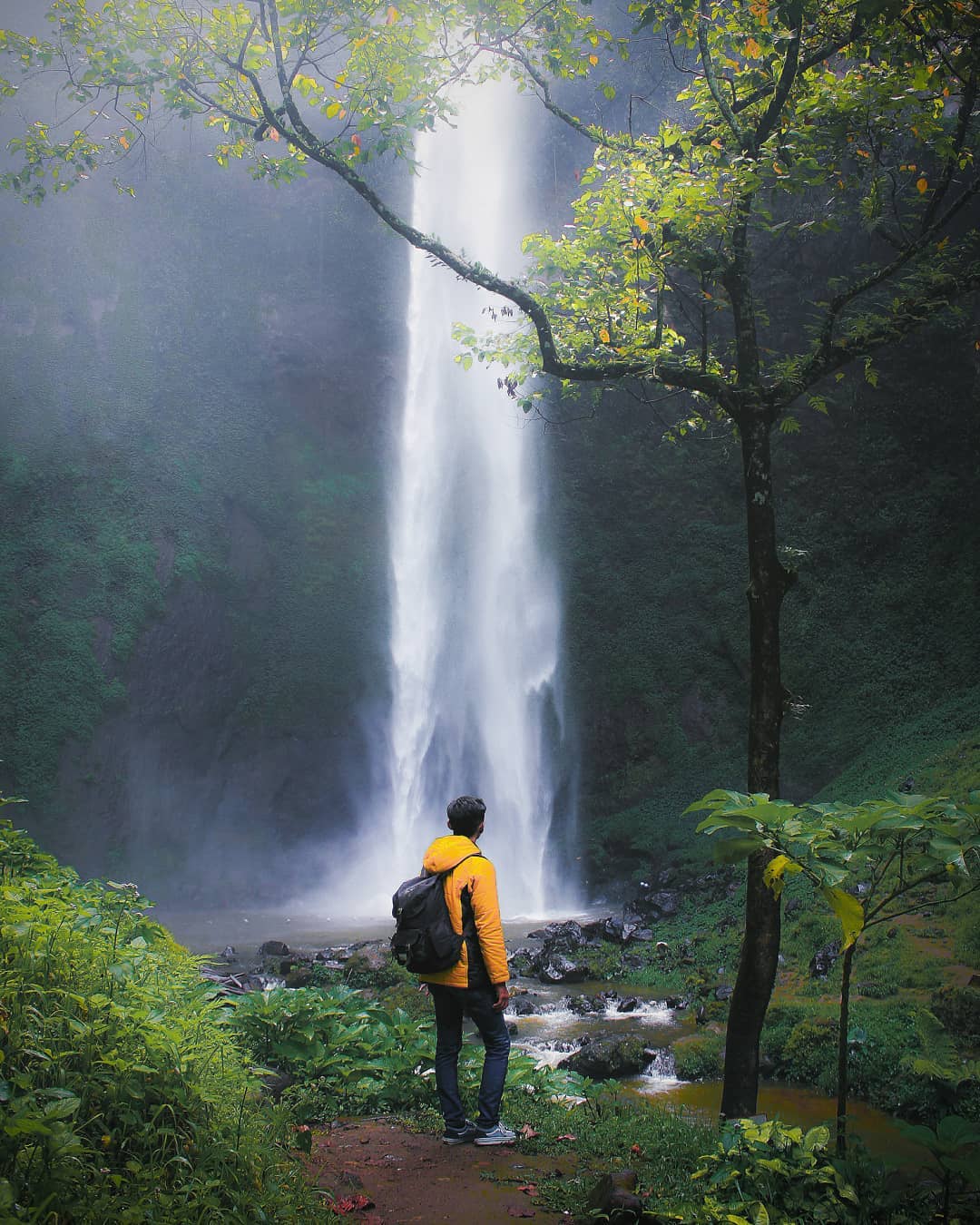 Rainbows at Night in Curug Cimahi