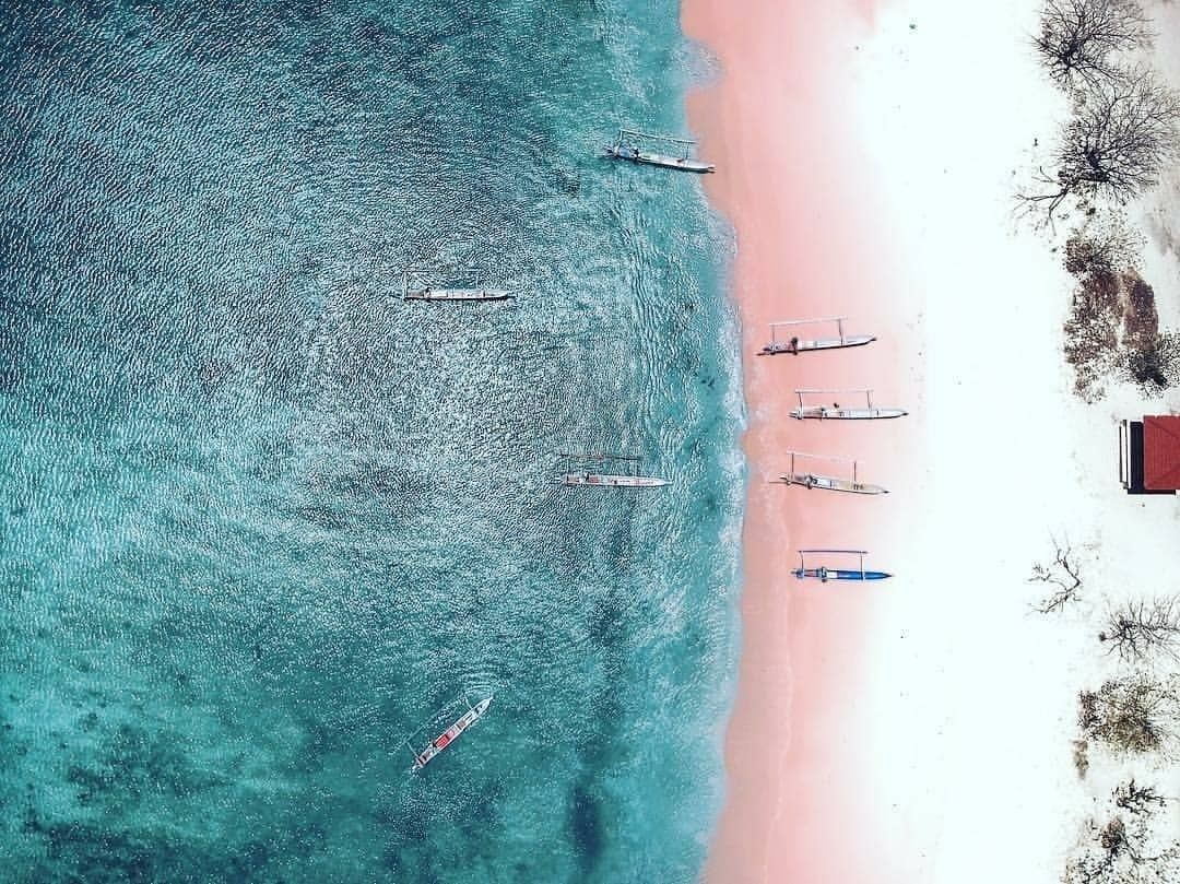 Enjoy a Private Pink Beach in Tangsi, East Lombok