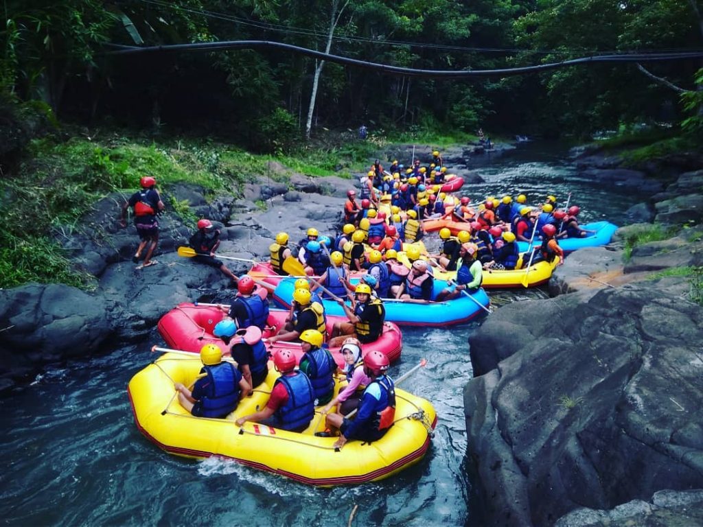 Conquer Three Challenges at Batu Mekar Rafting