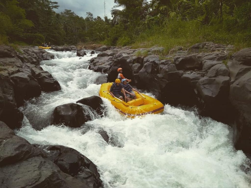 Conquer Three Challenges at Batu Mekar Rafting