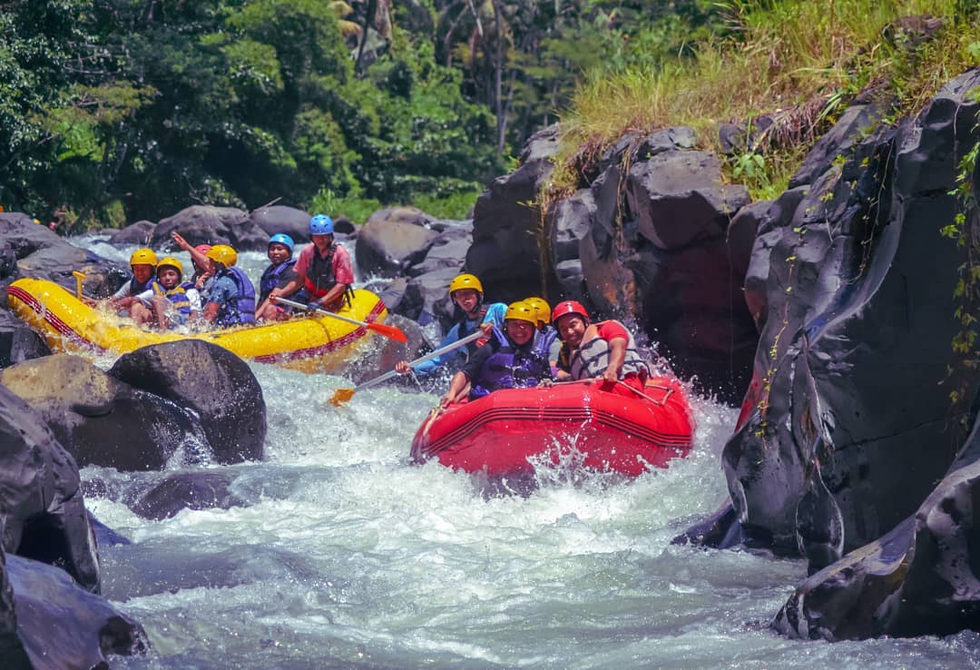 Conquer Three Challenges at Batu Mekar Rafting