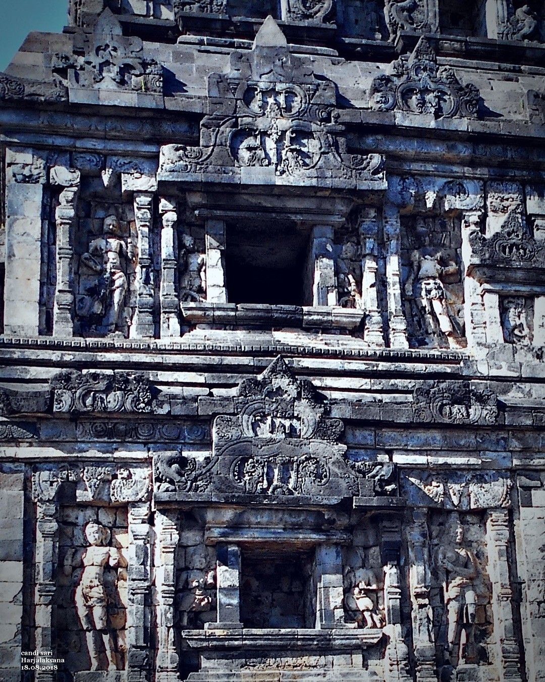 Candi Sari, an Ancient Castle-like Buddhist Monastery