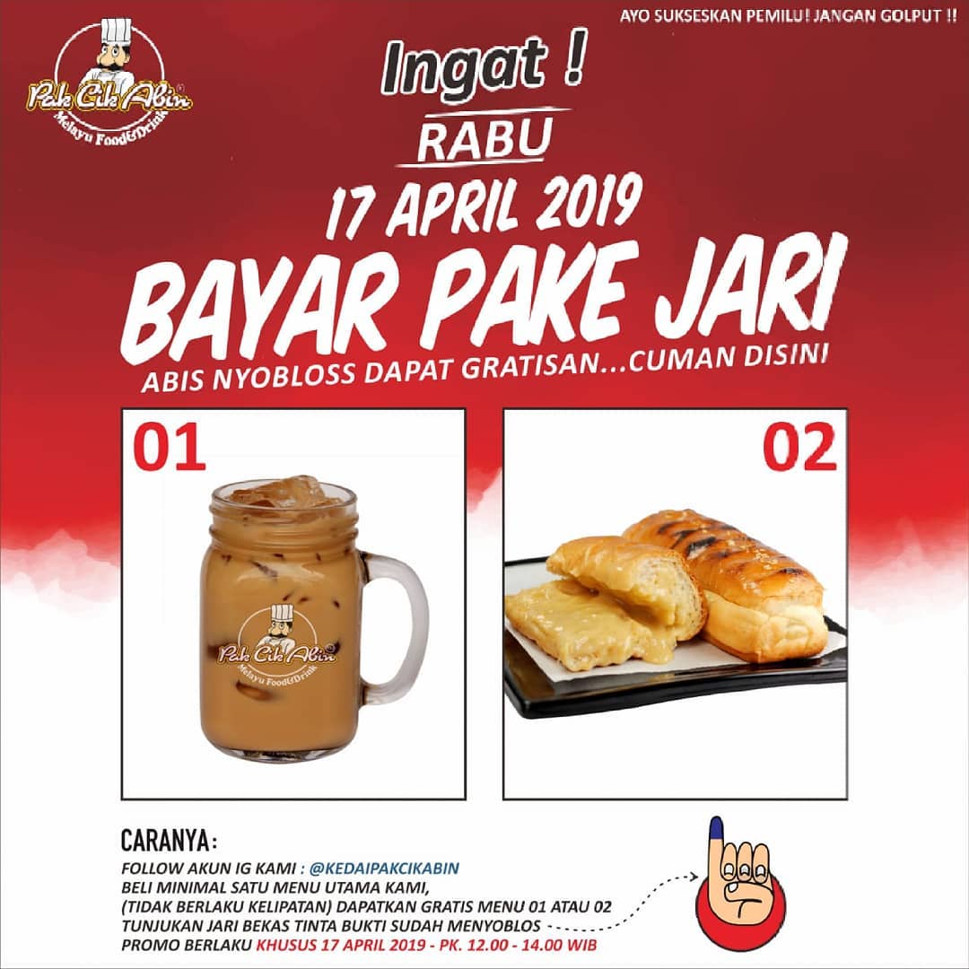 Promo 17 April 2019, Jajan Hemat di Malang Raya Cuma Modal Kelingking!