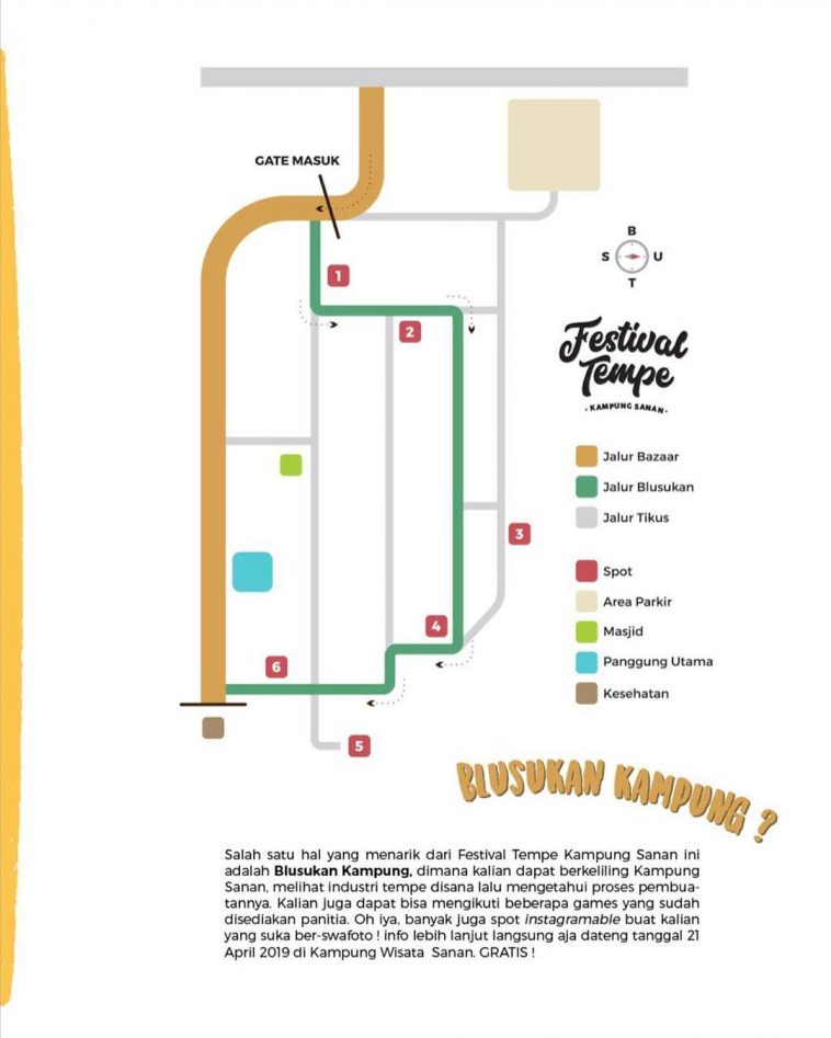 Besok! Festival Tempe Kampung Sanan, Mulai Dari Puluhan Stan Makanan ...