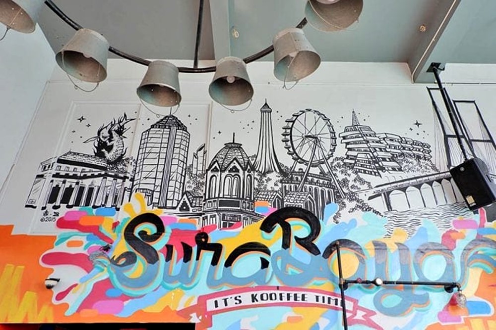 Kafe dengan Mural di Surabaya, Asyiknya Nongkrong di Tempat Instagenic ...