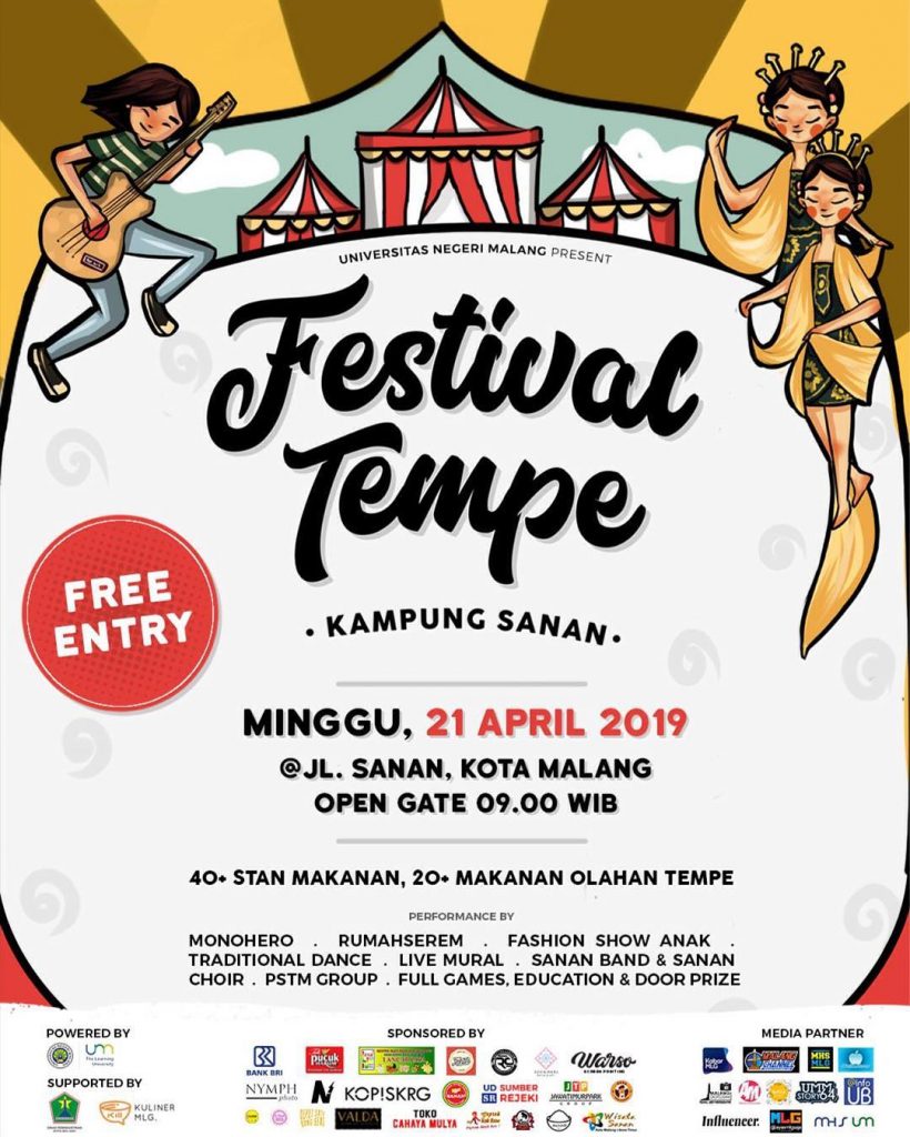 Besok! Festival Tempe Kampung Sanan, Mulai Dari Puluhan Stan Makanan ...