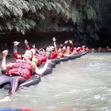River Tubing at Santirah, a New Adventure in Pangandaran