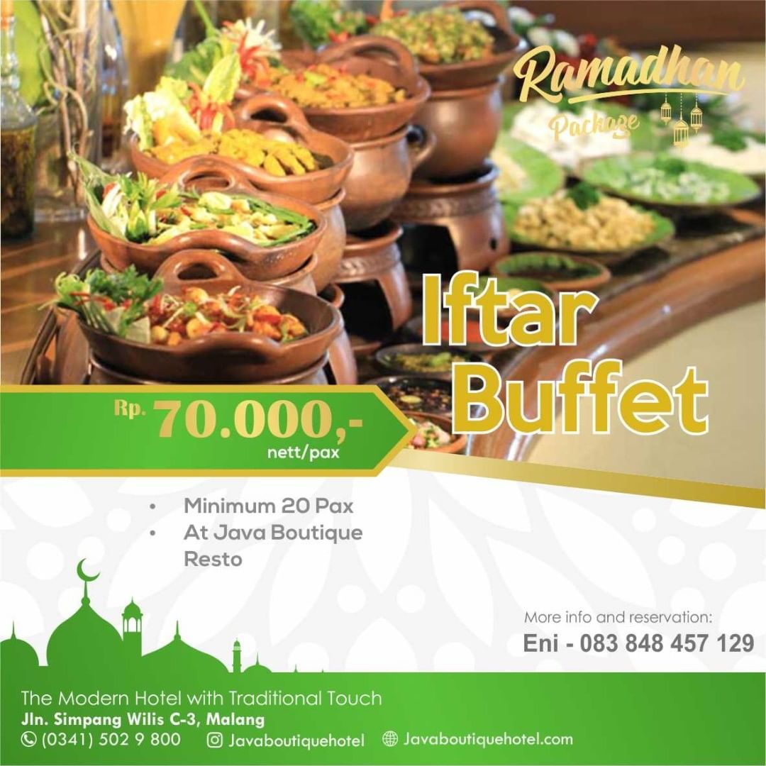 All You Can Eat Iftar Packages under 100K in Malang
