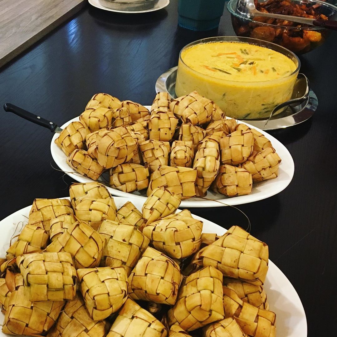 Ketupat and Opor Ayam, Lebaran Dish in Indonesia