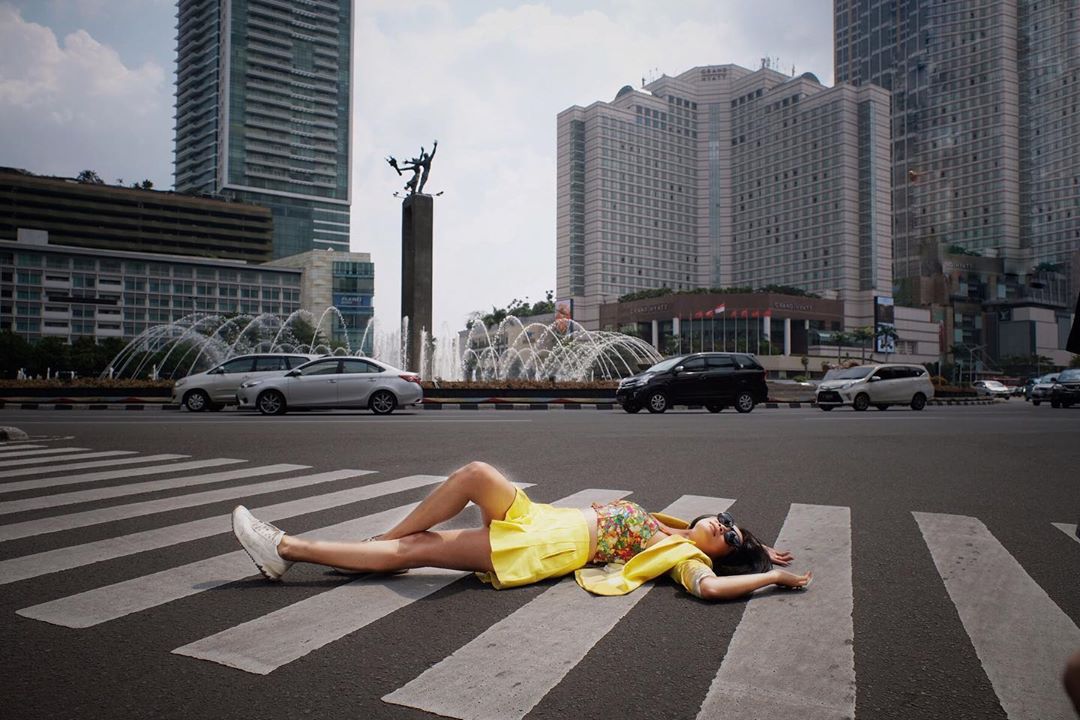 Jakarta Sepi, Begini 10 Potret Kocak Masyarakat ‘Kuasai’ Jalan Raya ...