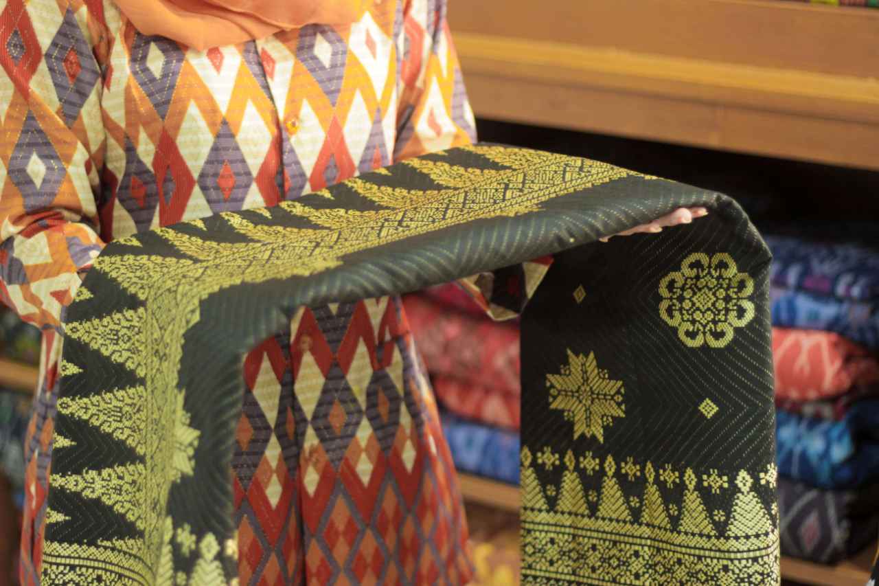 Golden Tenun and Ikat Cloths from Sukarara Village