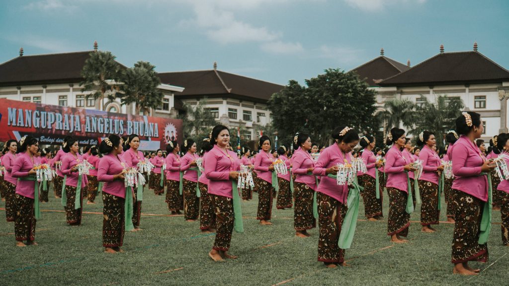 Pendet Dance, a Flower Petal Offering Ritual