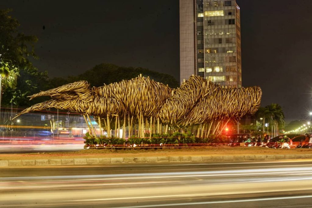 Farewell to Getah Getih, an Evoking Bamboo Installation