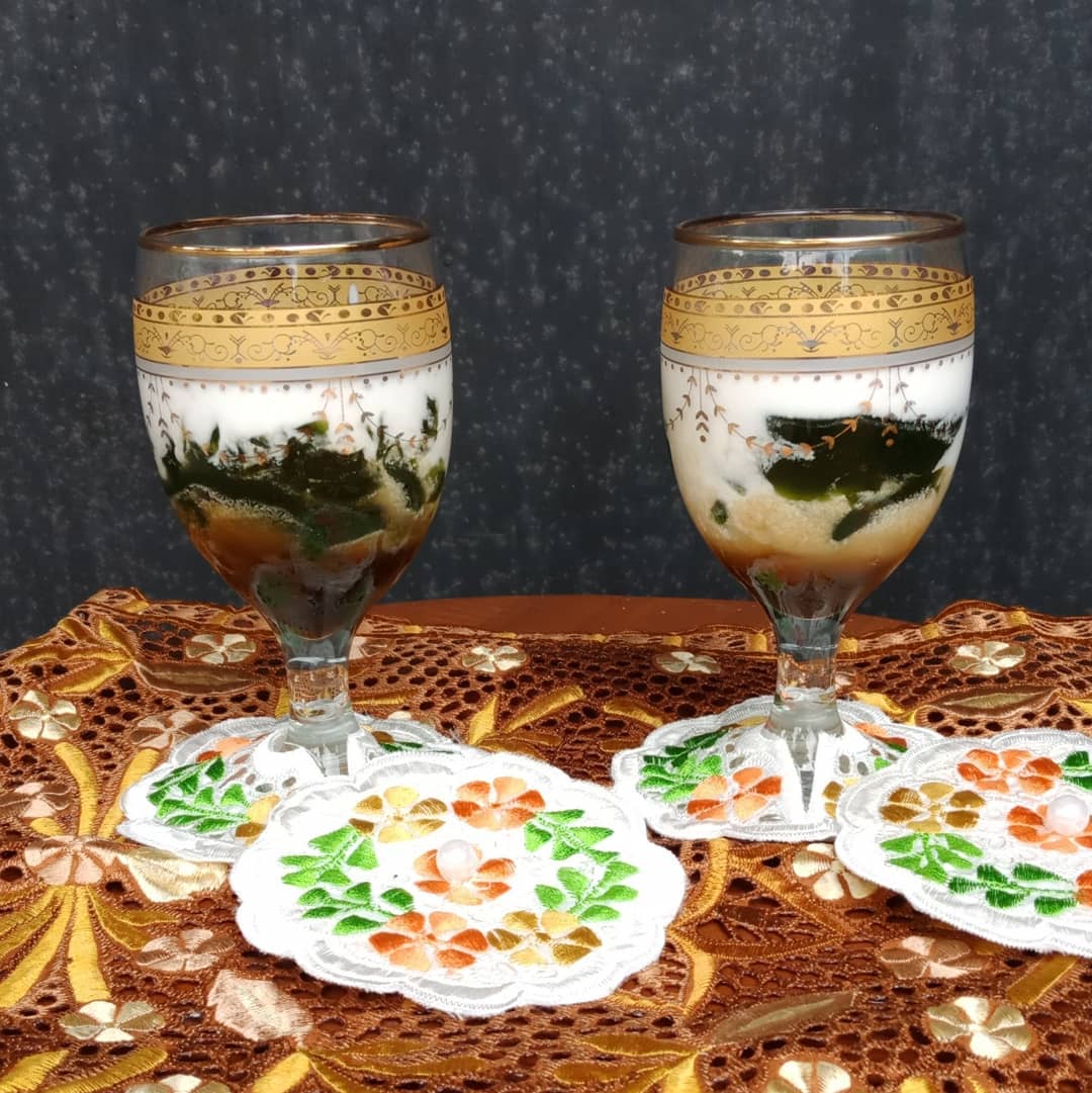 Es Daluman, Fresh Grass Jelly Drink from Bali