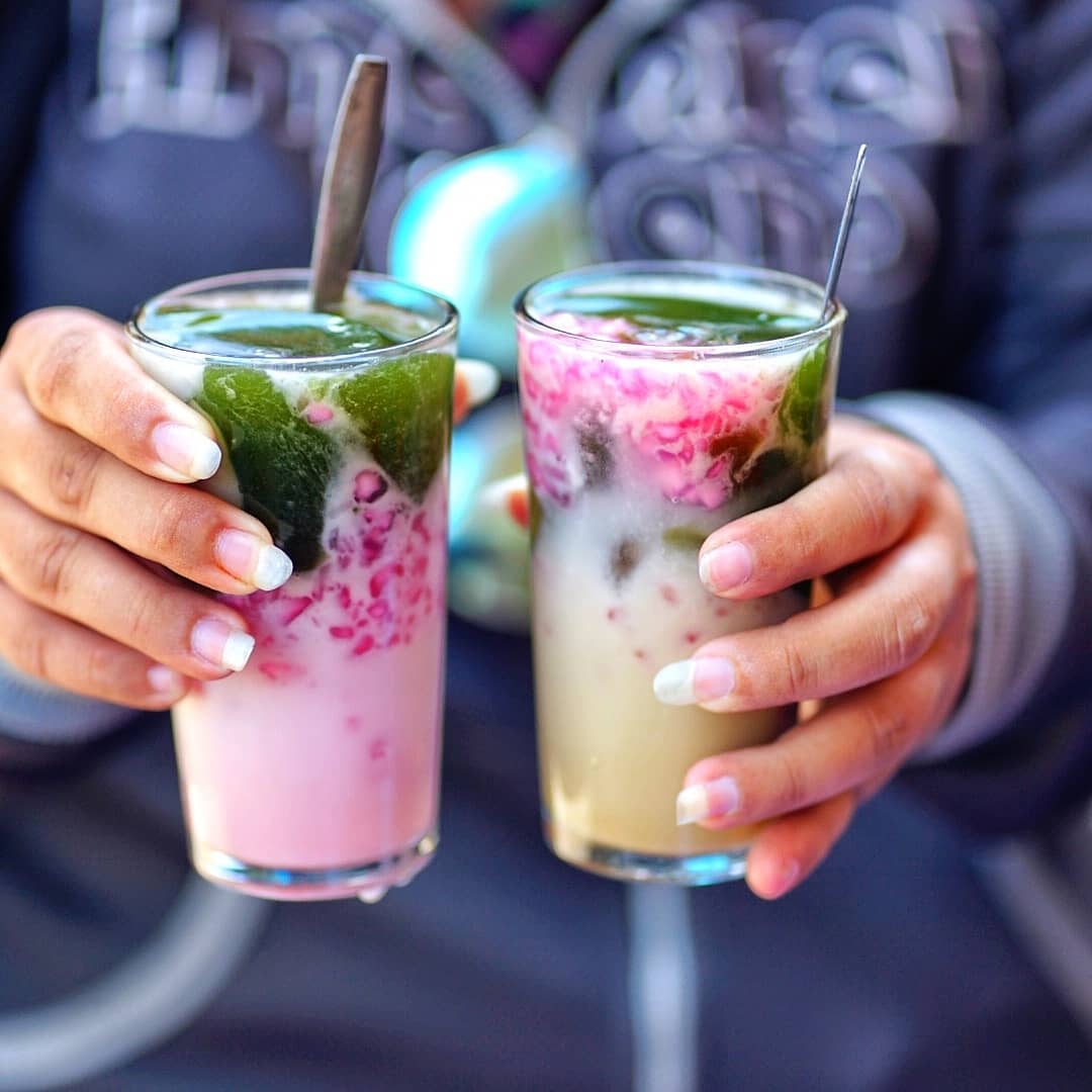 Es Daluman, Fresh Grass Jelly Drink from Bali