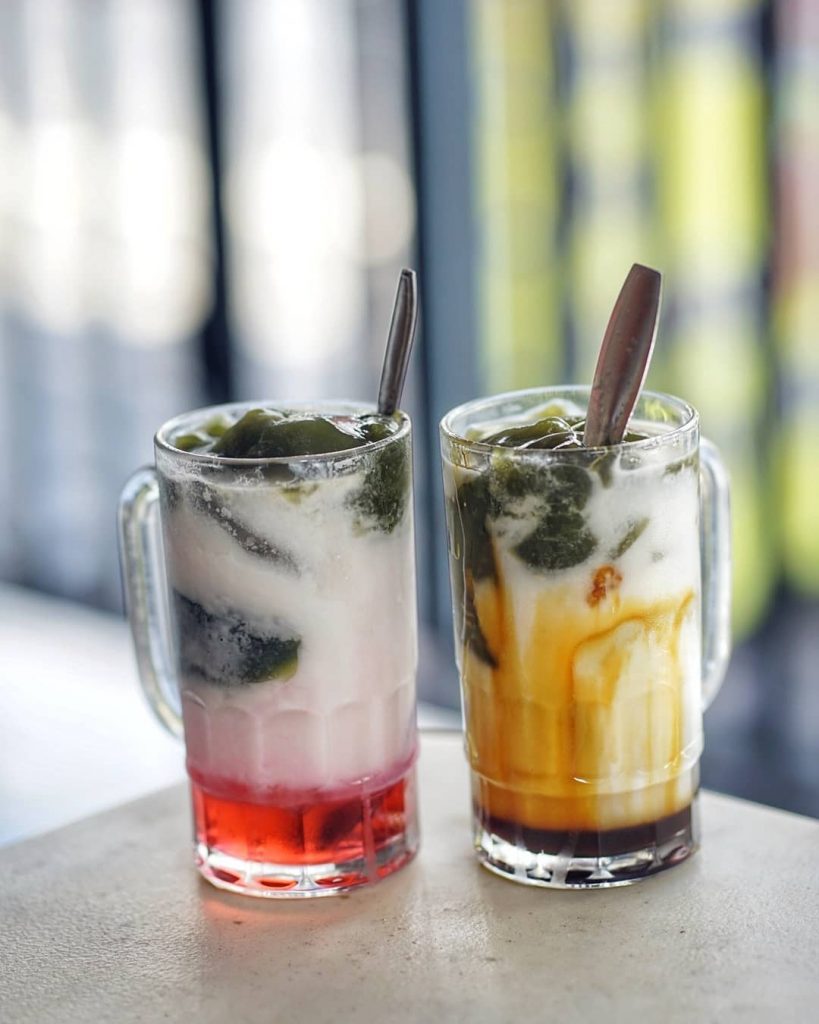 Es Daluman, Fresh Grass Jelly Drink from Bali