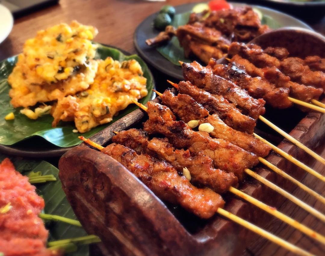 Enjoying Unique Satays from Lombok
