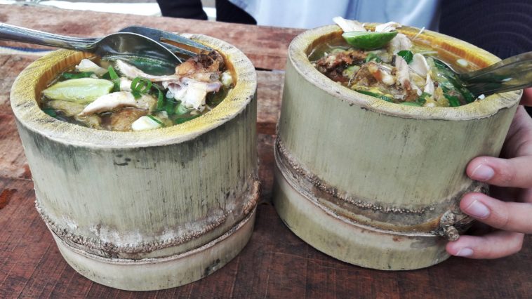 Mencicip Nasi Soto Mpring Pakai Mangkuk Bambu, Hanya 5 Ribuan!