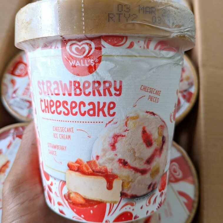 Wall’s Strawberry Cheesecake, Es Krim Langka dengan Rasa Asam Manis ...