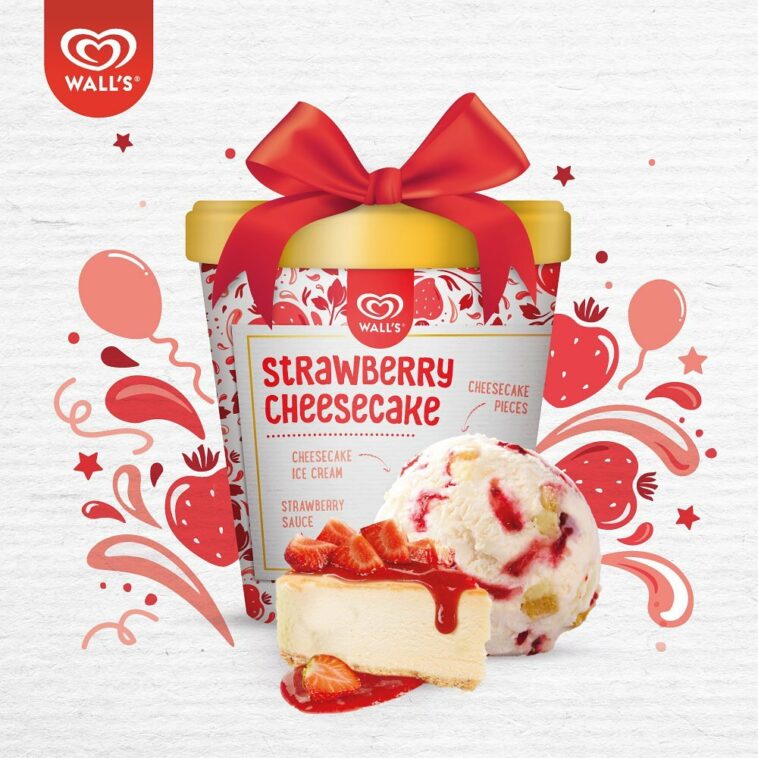 Wall’s Strawberry Cheesecake, Es Krim Langka dengan Rasa Asam Manis ...