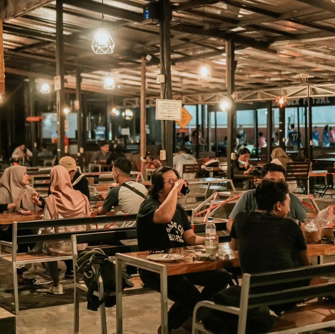 La tir Coffee di Jogja, Ngopi Sambil Olahraga