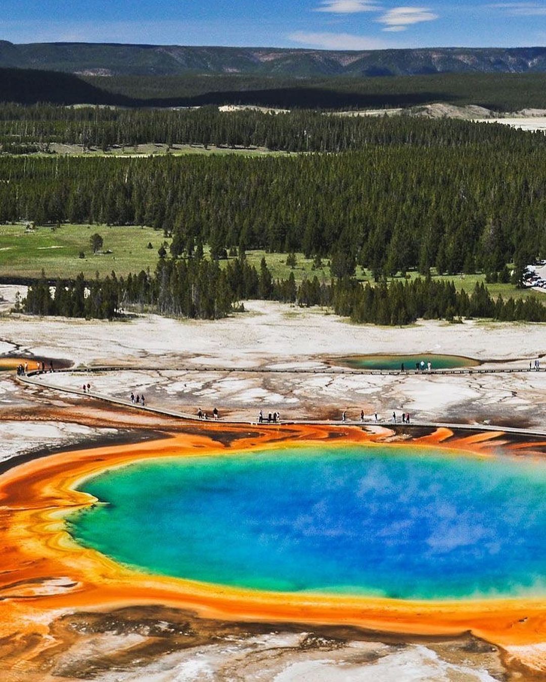 Grand Prismatic Spring di Amerika Serikat, Mata Air Pelangi yang Mematikan