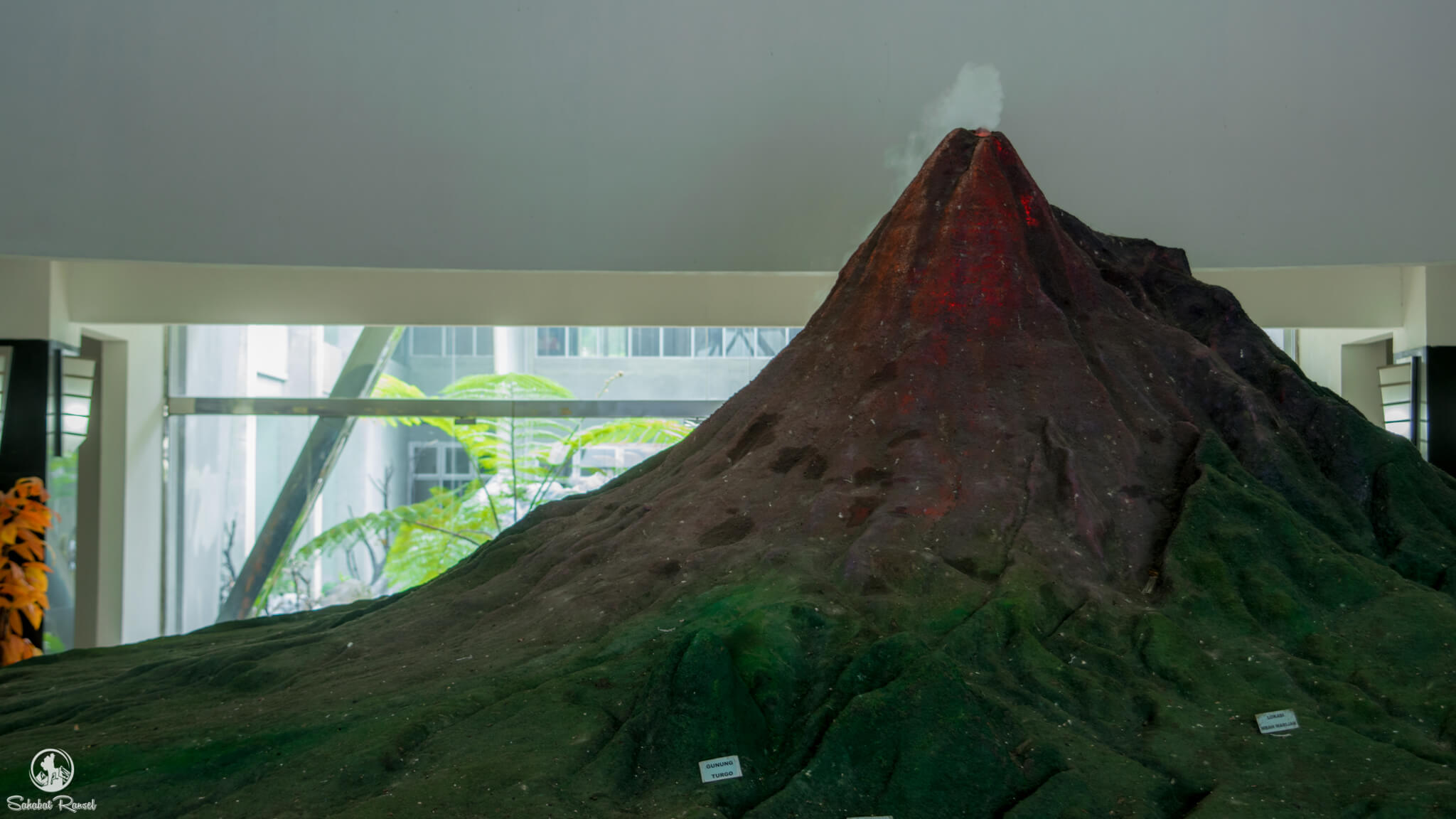 Duplikat Letusan Merapi di Musium Gunung Merapi Jogja