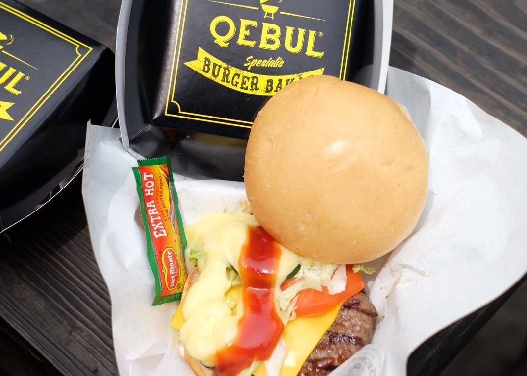 Jajan Burger Murah Meriah, Cocok Saat Tanggal Tua