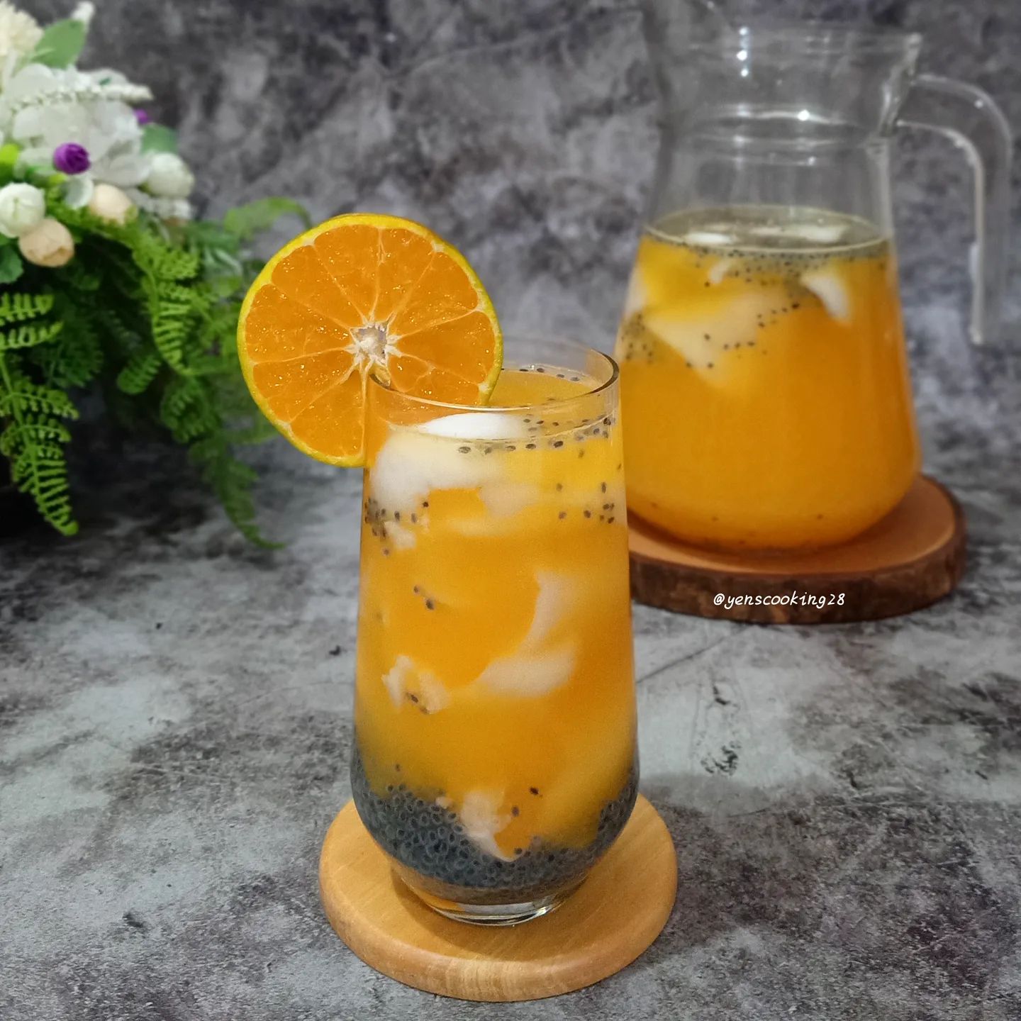 Resep Es Jeruk Kelapa Tanpa Gula Tambahan, Segar dan Sehat di Siang Bolong